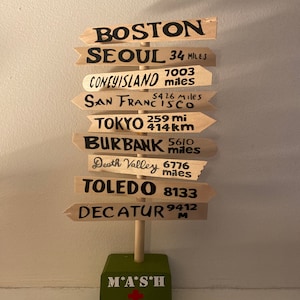 Mash 4077 sign post decorative sign mash 4077th signpost sign - Etsy ...