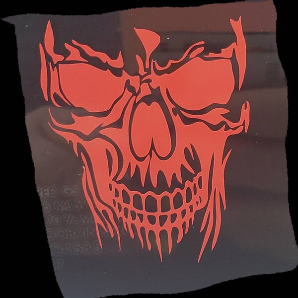 Skull Vinyl Decal, Skull Decal, Skull Sticker, Skull Car Window Decal ...