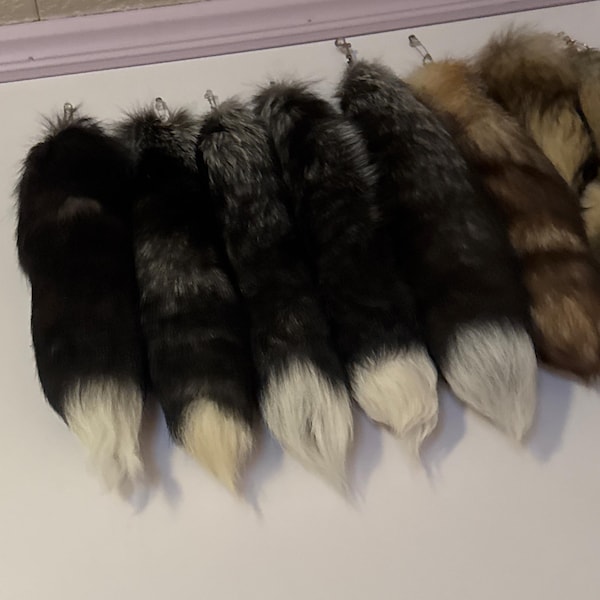 Coyote Fur Tails - Set of Five - Etsy