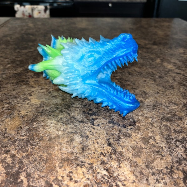 Dragon Headset Holder Stand Wall Mounted Gaming 3D Printed Fantasy ...