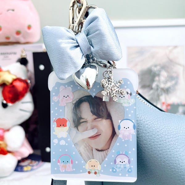 Labubu X BTS Holographic Sticker Photocard Set Valentines Day Love - Etsy