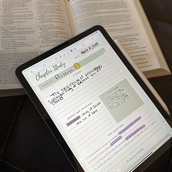 The Complete Digital Bible Study Journal | Sermon Notes Bible Study ...
