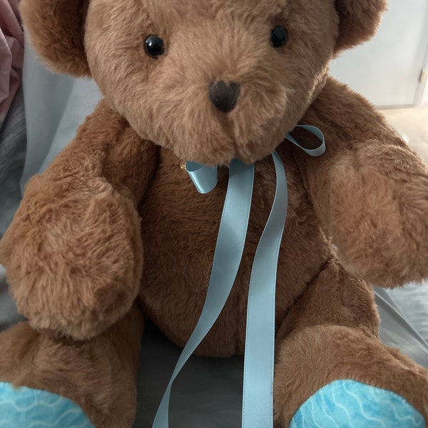 Recordable Teddy Bear, Custom Voice Recording, Memorial Keepsake, up to ...