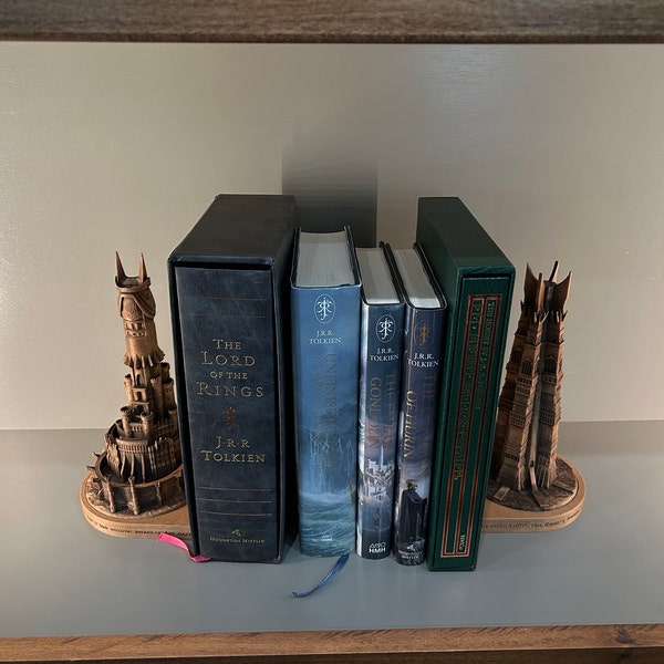Two Towers Orthanc and Barad-dur Bookends - 3D Printed Hand-painted ...