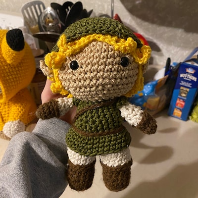 PDF: Zelda Inspired Amigurumi Doll Crochet Pattern by Crochelandia - Etsy