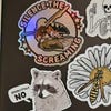 Raccoon Respectfully No | Sarcasm Funny Raccoon Sticker | Gifts Under ...