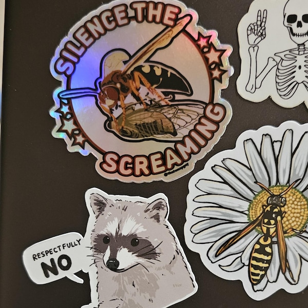 Raccoon Respectfully No | Sarcasm Funny Raccoon Sticker | Gifts Under ...