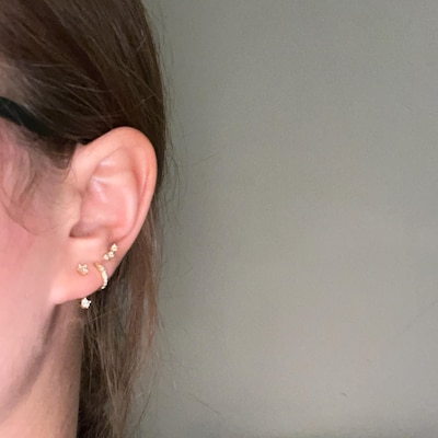 Dainty Everyday Ear Stack Set Gift for Her Bridesmaid Gift Mothers Day ...