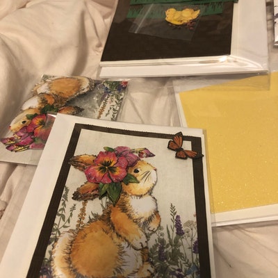 DIY Card Kit Fuchsia Card Kit Birthday Card Kit Valentines - Etsy