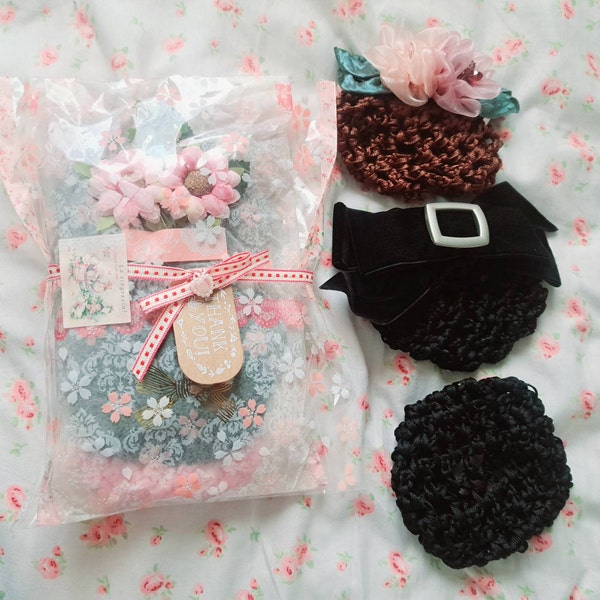 White Flower Lace Fabric White Ribbon Hair Bow With French Barrette ...