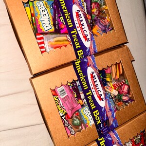 American Snack Box With American Chocolates, Crisp, and Sweets - Etsy UK