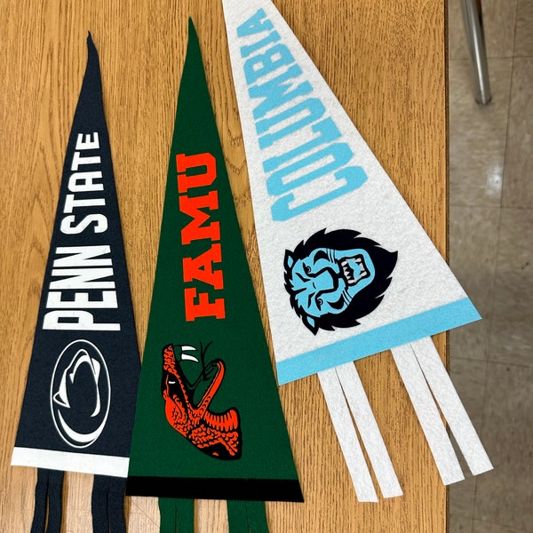 Custom Small Pennant - Etsy