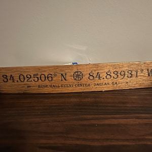 Custom Barrel Stave, Barrel Stave With Last Name, Personalized Stave ...