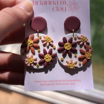 Dainty Polymer Clay Arch With Sunshine Detail - Etsy