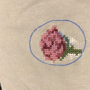 20 Tiny Cross Stitch Flowers Set , Mini Cross Stitch Rose Sampler ...