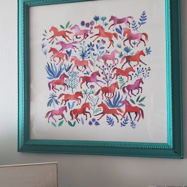 Square Picture Frame Custom Painted and Made to Order Shabby Detailed ...