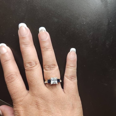 Tension Set & Channel Setting Ring, Trillion or Round Diamond Square ...