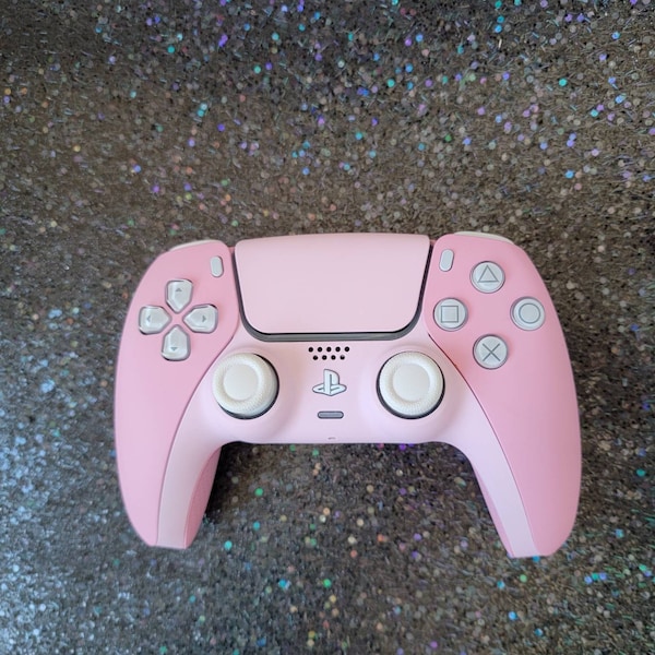Custom Pastel and Baby Pink Themed Playstation 5 PS5 Dualsense Wireless ...
