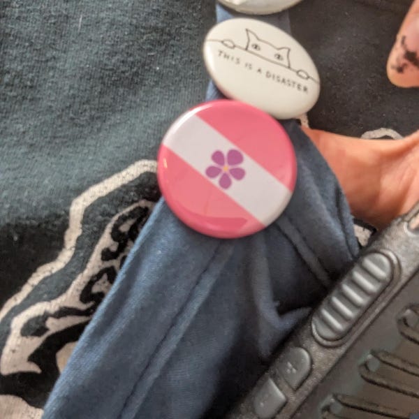 Polyamorous Pride Flags 1.25 Inch Accessories - Pins, Magnets ...