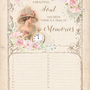 Printable Victorian Button Cards - Etsy