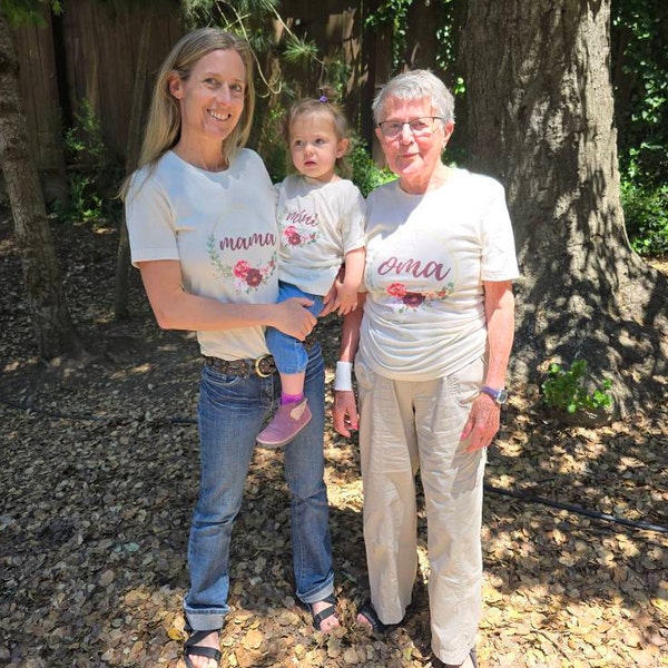 Generation T-shirt for Pictures, Family Generational Shirts, Mother's ...