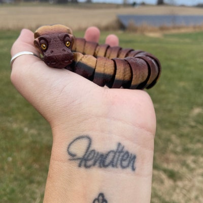 Python Snake 3d Printed made to Order Matmire Makes Snake - Etsy