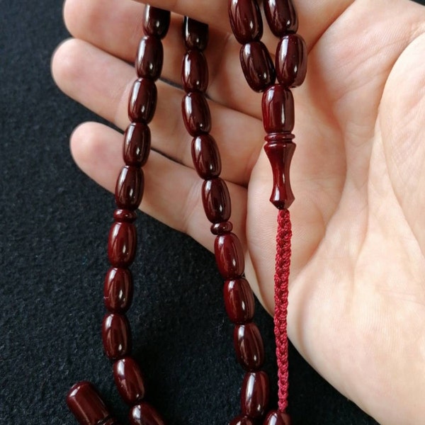 Silver Knitted Tasbih Tassel Rose, Kazaziye Tesbih Tassel, Rosary ...