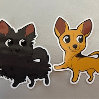 Labrador Retriever Sticker || Chibi Puppy Dog, Vinyl, Hand Drawn ...