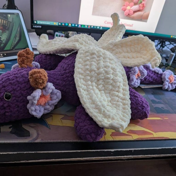 Flower Dragon Crochet Pattern, Amigurumi Crochet Pattern, Crochet ...