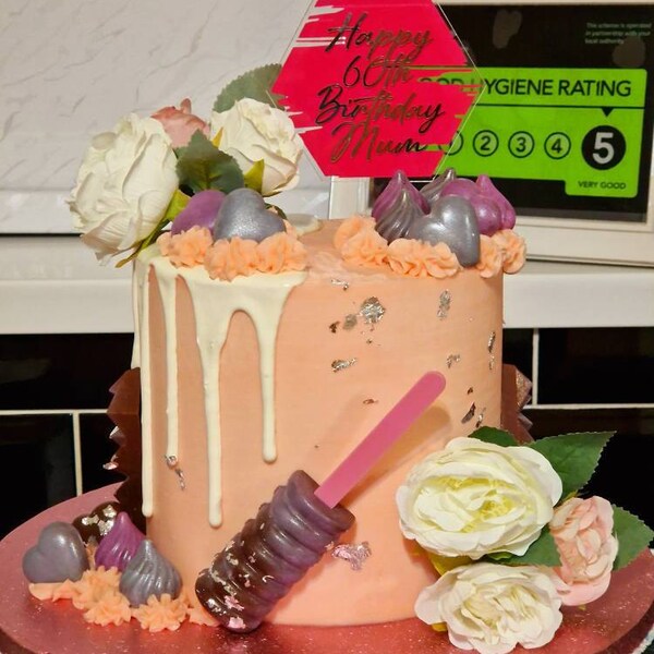 Magical Castle Layered Cake Topper, Glitter Birthday Cake Decor ...