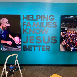 Round Wooden Letters 10 Inch Letters to 44 Inch Custom | Etsy