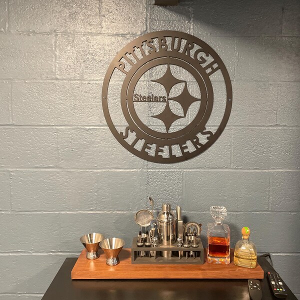 Custom Made- St. Louis Blues - Circle Metal Sign- Metal Wall Art ...