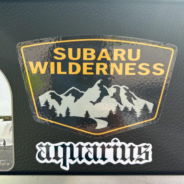 Subaru Wilderness Sticker 4"x 3" Inches - Etsy