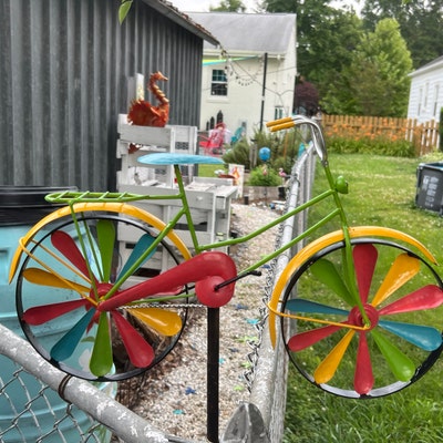 Bike Wind Spinner Yellow - Etsy