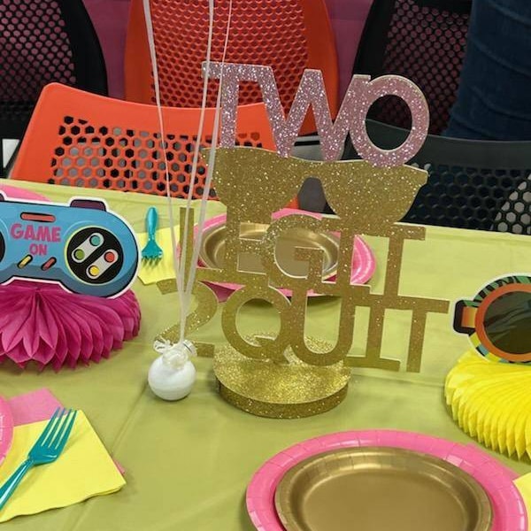 Personalized Music Note Centerpiece Table Decoration Birthday Party ...