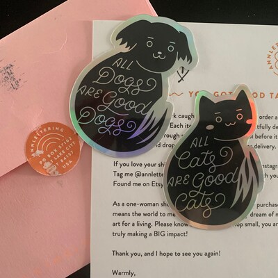 Good Dogs Sticker Holographic for Dog Lovers Dog Owners Vet - Etsy