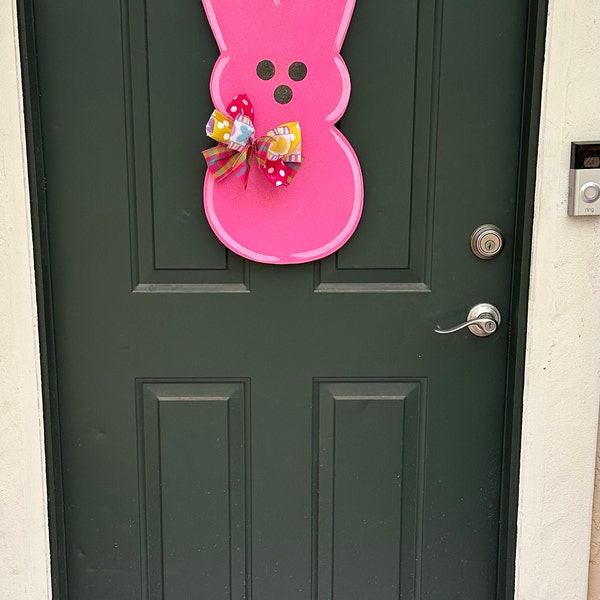 Pink Flower Door Hang - Etsy