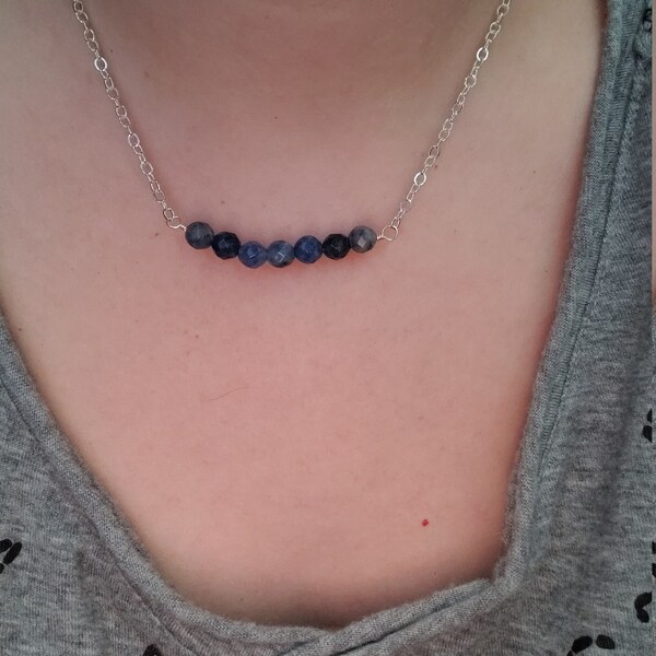 Ruby Necklace Custom Astrology Necklace Bar Necklace Birth Chart ...