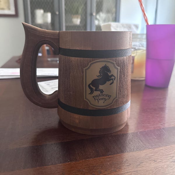 Witcher Mug Wooden Beer Stein With Personalized Etched Plaque Gift for ...