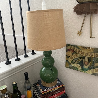 Asian Lamp Finials Chinese Calligraphy Symbols on Brass Hardware A ...