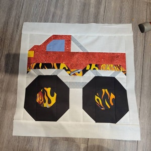 NEW PDF Quilt Block Pattern Police Car Front Vehicle - Etsy