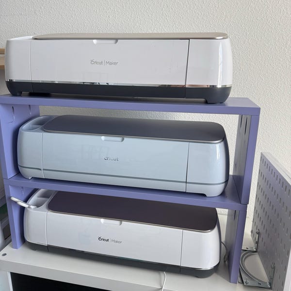 Double Stand for Cricut Maker and Explore Air Machines, Organizer Shelf ...