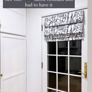 Beautiful Custom Roman Shade French Door Shades You Provide - Etsy