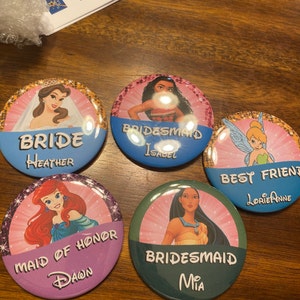 Disney Birthday Buttons-disney Birthday Pin-minnie Birthday | Etsy