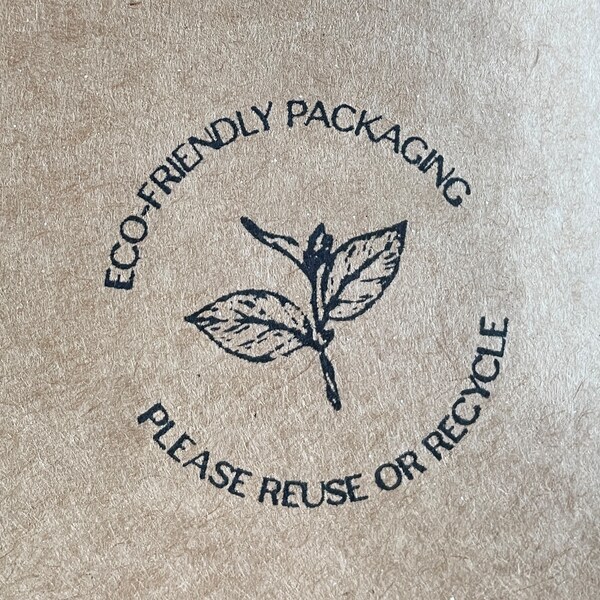 Eco Friendly Shipping Stamp | Sustainable Packaging Stamp Supplies ...