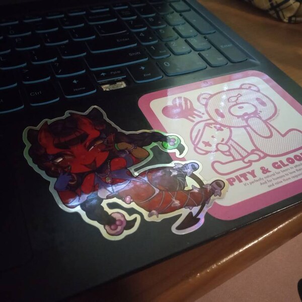 Meru the Succubus 3-4 Inch Stickers - Etsy