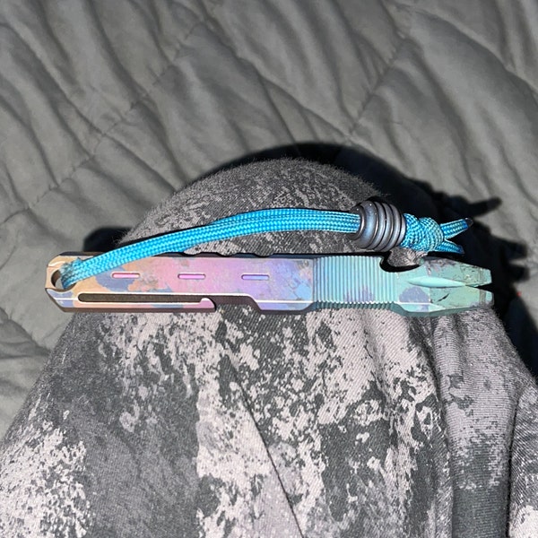Titanium Pocket Pry Bar, EDC Multi Tool Crowbar - Etsy