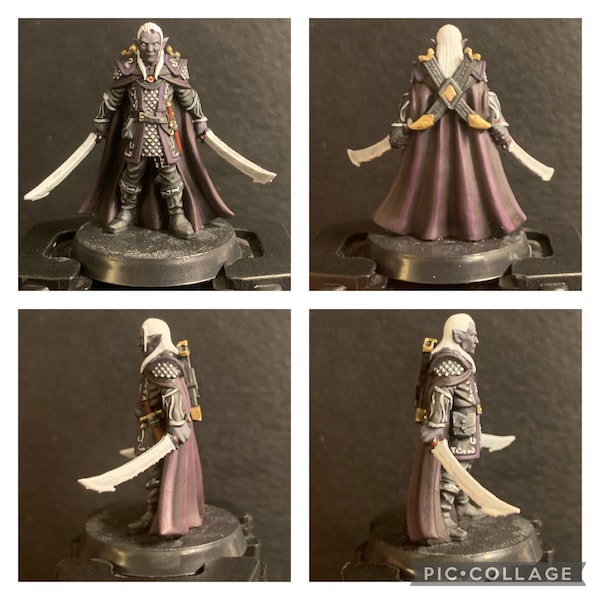 Elf Warrior Dnd Miniature elven Fighter Miniatures for Tabletop Games ...