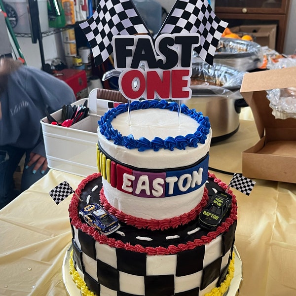 Fast One Cake Topper, Fast One Birthday Party, Fast One Party Decor ...