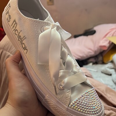 Bridal Party Trainers / Shoes / Converse Iron on Vinyl Transfers ...